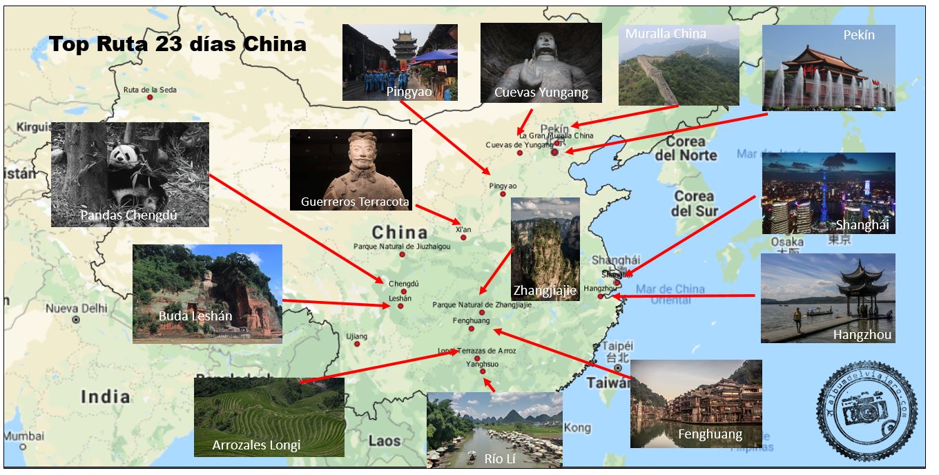 ¿Cómo planificar tu ruta en China? – Álbum del viajero